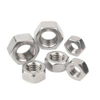 China Yellow Zinc Plated SS304 SS316 A2 A4 70 80 Hex Nut DIN934 for Industrial Fasteners for sale