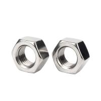 China Yellow Zinc Plated SS304 SS316 A2 A4 70 80 Hex Nut DIN934 for Industrial Fasteners for sale