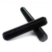 China Full Thread Steel Stud Bolts and Nuts Grade 8.8 M6 to M36 for Secure Connections for sale