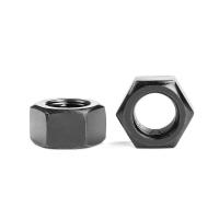 China DIN934 Hex Nut Black Oxide Finish Carbon Steel Stainless Steel M6 M8 M10 M12 for sale