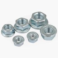 China DIN 6923 Galvanized Hex Flange Nut M8 M10 M12 Metric with OEM Support for sale