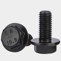China DIN 6921 Carbon Steel Hex Flange Bolts with Point ISO9001 M6-M20 for sale
