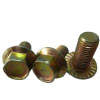 China DIN 6921 Carbon Steel Hex Flange Bolts with Point ISO9001 M6-M20 for sale