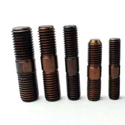 China DIN Standard Stud Bolt ASTM A193 Gr B7 Zinc Finish M6-M16 Heavy Duty Fastener for sale