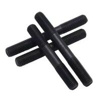 China DIN Standard Stud Bolt ASTM A193 Gr B7 Zinc Finish M6-M16 Heavy Duty Fastener for sale