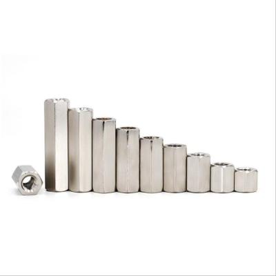 China DIN6334 Coupling Hex Long Nut Grade 8.8 10.9 12.9 Stainless Steel SS201 SS304 SS316 for sale