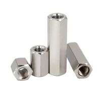 China DIN6334 Coupling Hex Long Nut Grade 8.8 10.9 12.9 Stainless Steel SS201 SS304 SS316 for sale