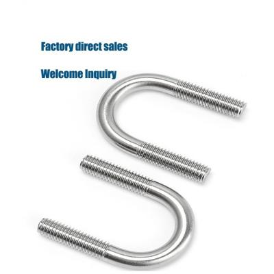 China M2-M30 U-Bolt Grade 4.8 8.8 10.9 12.9 DIN Standard Carbon Steel U Bolt for Building Machinery for sale