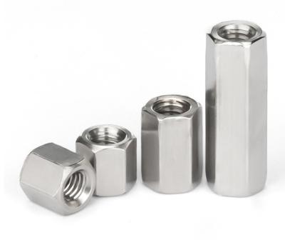 China Galvanized Lengthened Thickened Welding Connecting Nut 304 Stainless Steel M6 M36 for sale