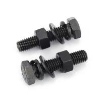 China DIN933 Hex Bolt Nut and Washer Set M6-M30 Standard Thread Sizes Steel for sale