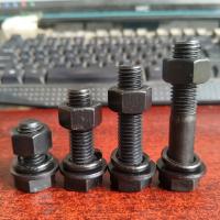 China DIN933 Hex Bolt Nut and Washer Set M6-M30 Standard Thread Sizes Steel for sale