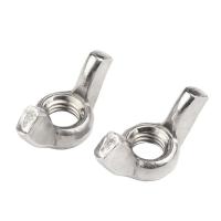 China 304 Stainless Steel Butterfly Bolt Shipping Tray Fasteners Black Oxide Finish M6 for sale