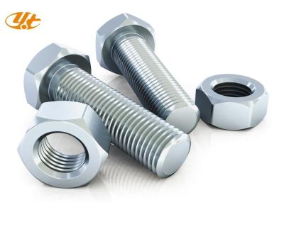 China ASTM A307 3/8-16 x 1-1/2 Inch Carbon Steel Hot Dip Galvanized Hex Head Bolts and Nuts for sale