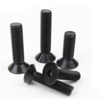 China Black Finish DIN 7991 Countersunk Hexagon Socket Bolt with Customer Requirements for sale