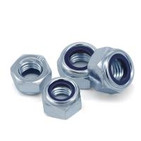 China DIN985 Black Locking Galvanized Hex Nut Grade 8.8 10.9 12.9 for sale