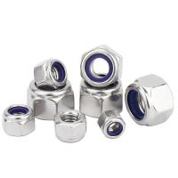 China DIN985 Black Locking Galvanized Hex Nut Grade 8.8 10.9 12.9 for sale