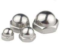 China 304 Stainless Steel Hexagon Round Head Nut with Decorative Cover M2-M30 Building Fastener for sale