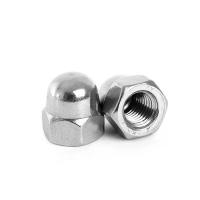 China 304 Stainless Steel Hexagon Round Head Nut with Decorative Cover M2-M30 Building Fastener for sale