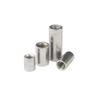 China DIN6334 Lead Screw Connection Extended Round Nut Grade 8.8 10.9 12.9 Plain Finish for sale