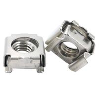 China DIN Standard Square Clip Nut 304 Stainless Steel M6 M8 M10 for Tightening Jam Nut for sale