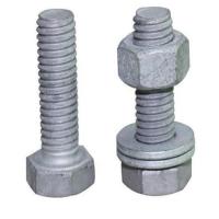 China Hot Dip Galvanized Hex Bolt DIN933 and Nut DIN934 M12 x 50mm for Industrial Use for sale