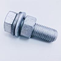 China Hot Dip Galvanized Hex Bolt DIN933 and Nut DIN934 M12 x 50mm for Industrial Use for sale