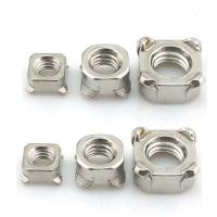 China 304 Stainless Steel Hexagonal Welded Nut M6 Metric for Automotive Industry Fasteners for sale