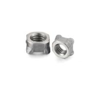 China 304 Stainless Steel Hexagonal Welded Nut M6 Metric for Automotive Industry Fasteners for sale