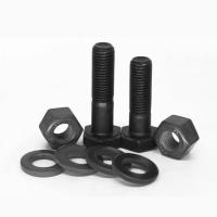 China DIN Standard Carbon Steel Hex Bolts M10 M20 M30 Black Oxide High Precision Grade 8.8 for sale