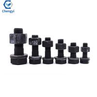 China DIN Standard Carbon Steel Hex Bolts M10 M20 M30 Black Oxide High Precision Grade 8.8 for sale