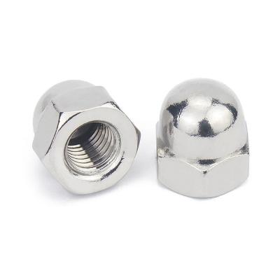 China Carbon Steel Black Zinc Plating Ball Head Copper Cap Nut M8 M10 Heavy Duty for sale