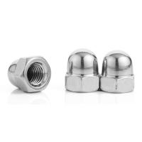 China Carbon Steel Black Zinc Plating Ball Head Copper Cap Nut M8 M10 Heavy Duty for sale