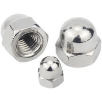 China Carbon Steel Black Zinc Plating Ball Head Copper Cap Nut M8 M10 Heavy Duty for sale
