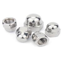China Carbon Steel Black Zinc Plating Ball Head Copper Cap Nut M8 M10 Heavy Duty for sale
