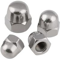 China Carbon Steel Black Zinc Plating Ball Head Copper Cap Nut M8 M10 Heavy Duty for sale