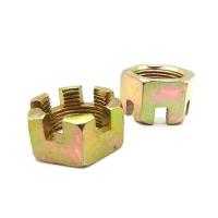 China Black M2-M30 Slotted Nut DIN935 Hexagonal Blossom Nut in Various Sizes for sale