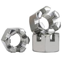 China Black M2-M30 Slotted Nut DIN935 Hexagonal Blossom Nut in Various Sizes for sale
