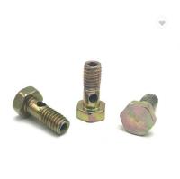 China Carbon Stainless Steel Oil Banjo Bolt with Hole Brake Hose Double Single Hollow Bolt M10x1.25 for sale