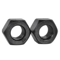 China ISO9001 A194-2H Blackened Thickened Nut High Strength M2-M30 Sizes for sale