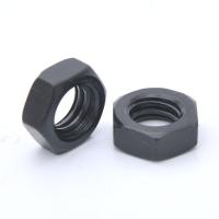 China ISO9001 A194-2H Blackened Thickened Nut High Strength M2-M30 Sizes for sale