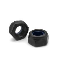 China DIN985 Metric Stainless Steel Hex Flange Nylon Lock Nut M6 M8 M10 M12 for sale