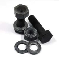 China M28 Carbon Steel UNC Hex Bolts and Nuts Grade 4.8 for Industrial Construction for sale