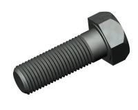 China M6-M36 DIN933 Hex Bolt Screws Hex Nut Fasteners with Plain Finish for sale