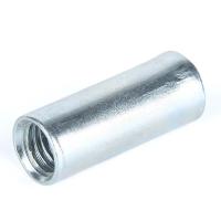 China 201 304 Stainless Steel Cylindrical Screw Joint Nut Zinc Plated M6 M8 M10 for sale