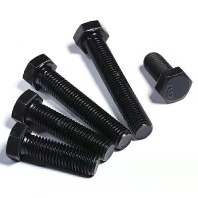 China Carbon Steel Zinc Hex Head Bolts and Nuts DIN933 M6-M36 for Industrial Fastening for sale