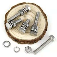 China Carbon Steel Zinc Hex Head Bolts and Nuts DIN933 M6-M36 for Industrial Fastening for sale