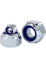China Black Oxide Finish DIN985 Nylon Hexagonal Anti-Slip Self-Locking Nut for sale
