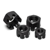 China Metric Slotted Nut DIN935 Grade 8.8 10.9 12.9 for High Strength Fastening Systems for sale