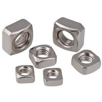 China DIN928 M3-M12 304 Stainless Steel Four Corner Welding Nut Grade 4.8 High Strength for sale