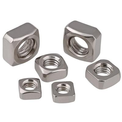 China DIN928 M3-M12 304 Stainless Steel Four Corner Welding Nut Grade 4.8 High Strength for sale